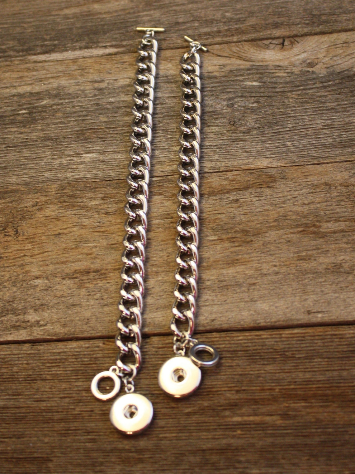 1 Chain Snap Bracelet-7 Inches - Etsy