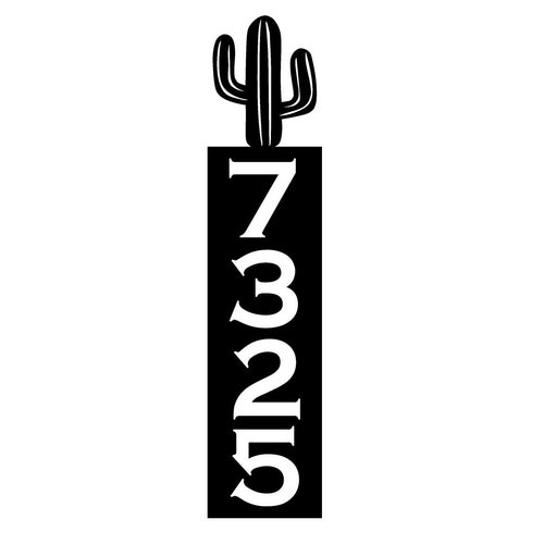 Metal Saguaro Cactus Address Sign Saguaro Cactus - Etsy
