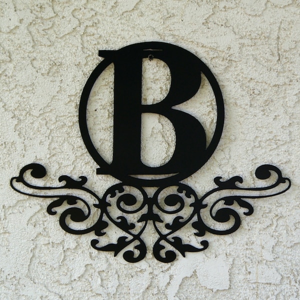 Metal Monogram - Etsy