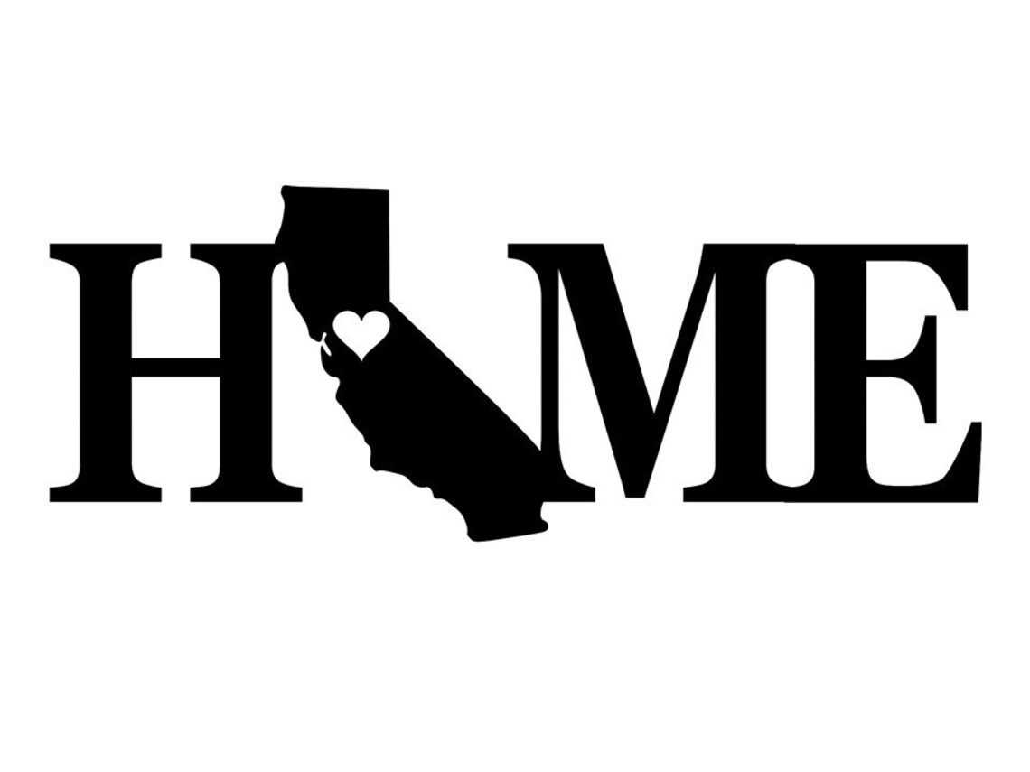 Home state sign state sign Home sign | Etsy