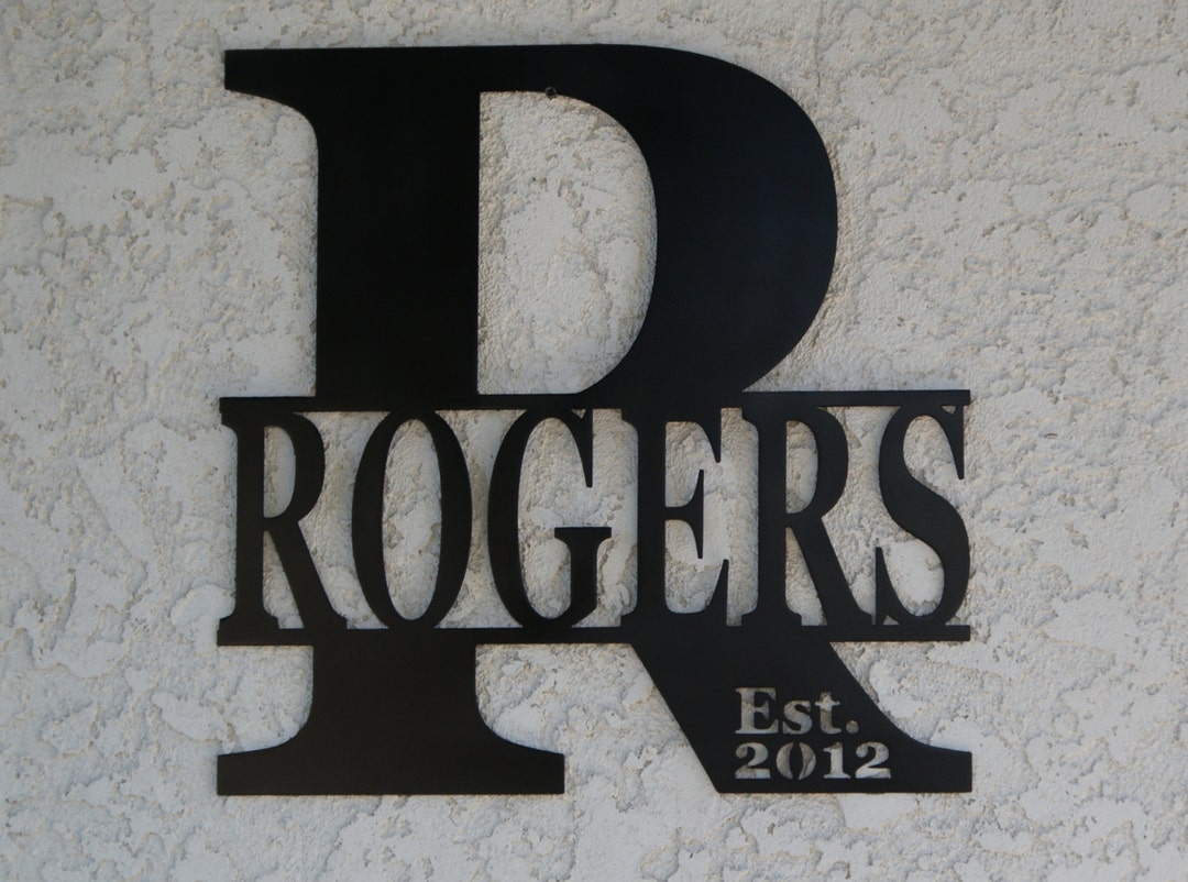 Personalized Name Metal Sign Custom Metal Name Sign - Etsy