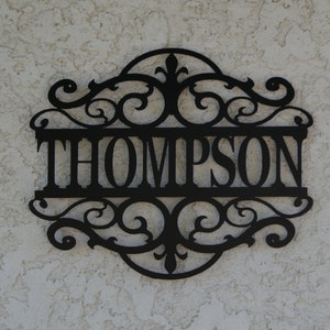 Personalized Name Metal Sign Custom Metal Name Sign - Etsy