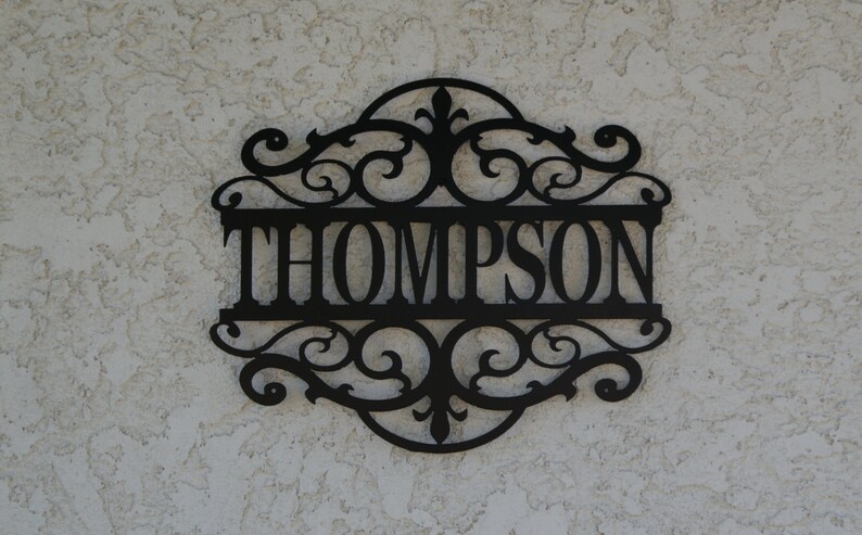 Personalized Name Metal Sign Custom Metal Name Sign - Etsy