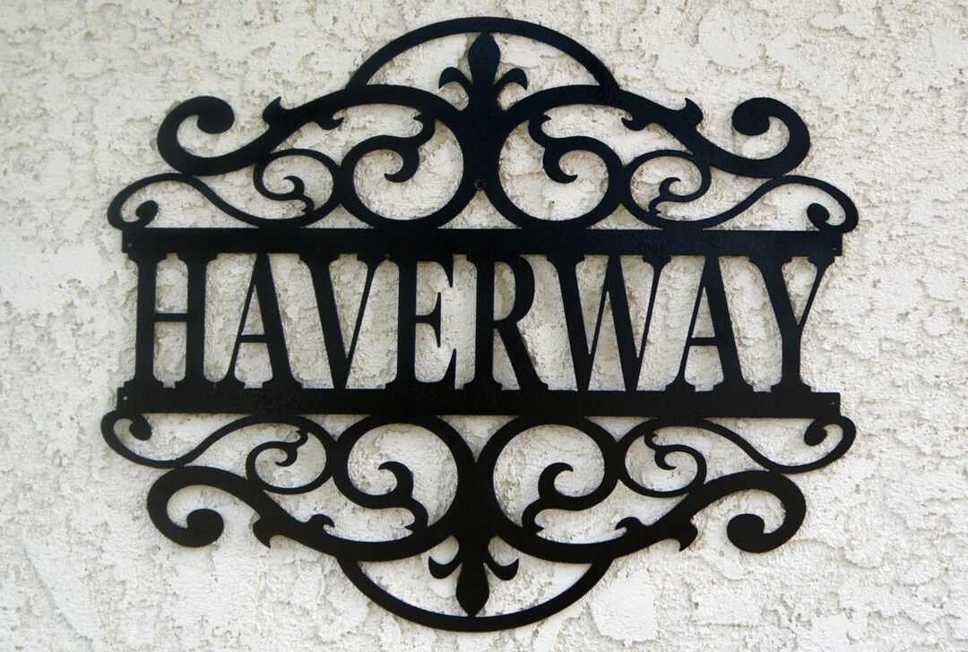 Personalized Name Metal Sign - Custom Metal Name Sign - Etsy