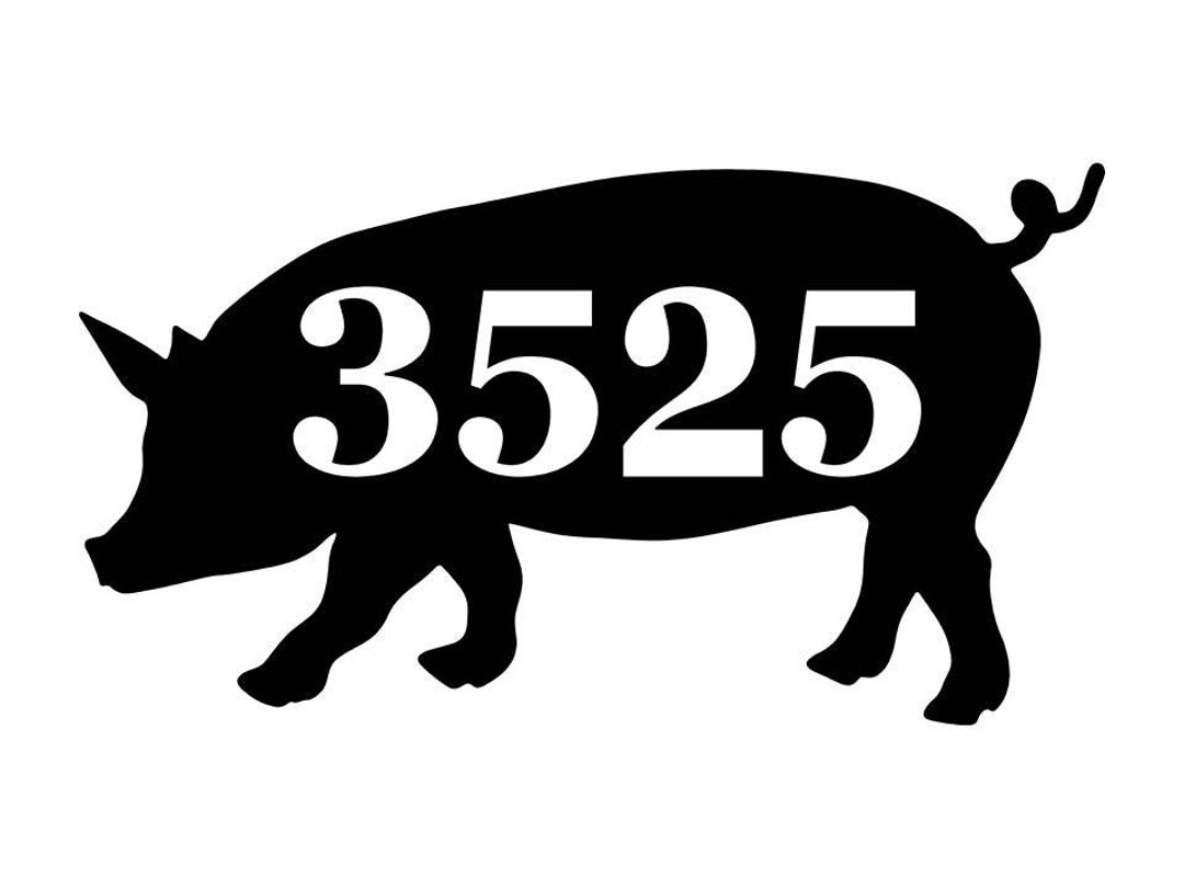 Pig Sign Custom Pig Sign Metal Pig Sign - Etsy