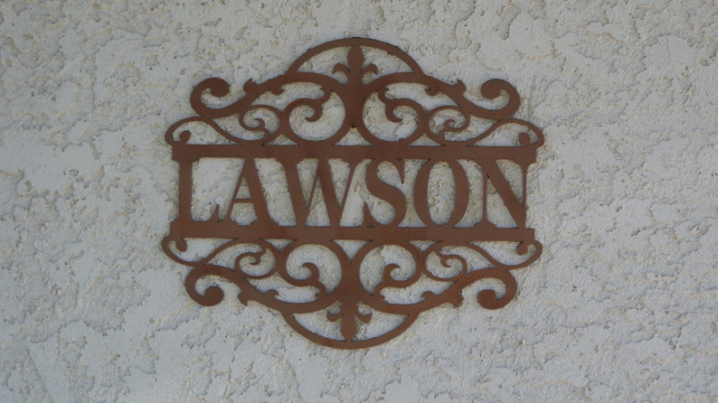Personalized Name Metal Sign Custom Metal Name Sign - Etsy
