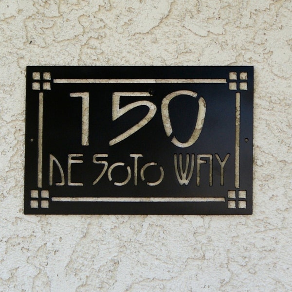 Craftsman House Numbers - Etsy