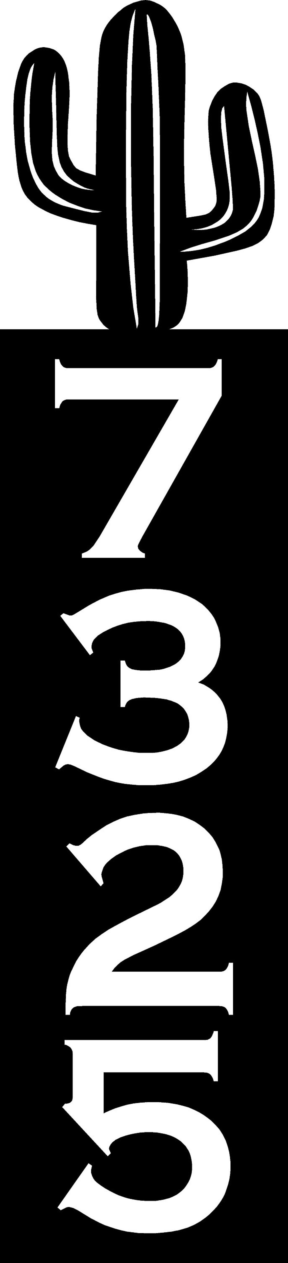 Metal Saguaro Cactus Address Sign Saguaro Cactus - Etsy