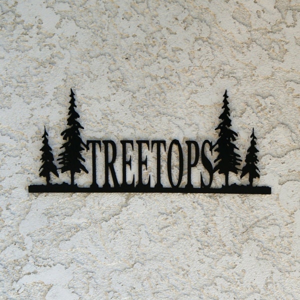 Metal Name Sign - Etsy