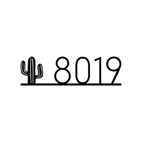 Metal Saguaro Cactus Address Sign Saguaro Cactus - Etsy