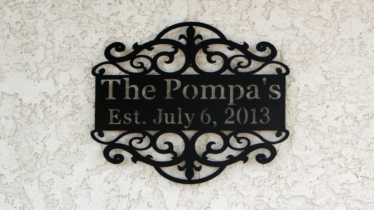 Personalized Name Metal Sign Custom metal Name sign | Etsy