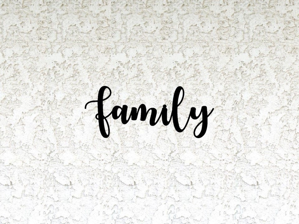 Family Words Background
