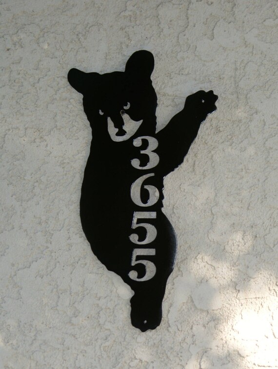 price for sale Personalized Bear Address Metal Sign - Custom Bear ...