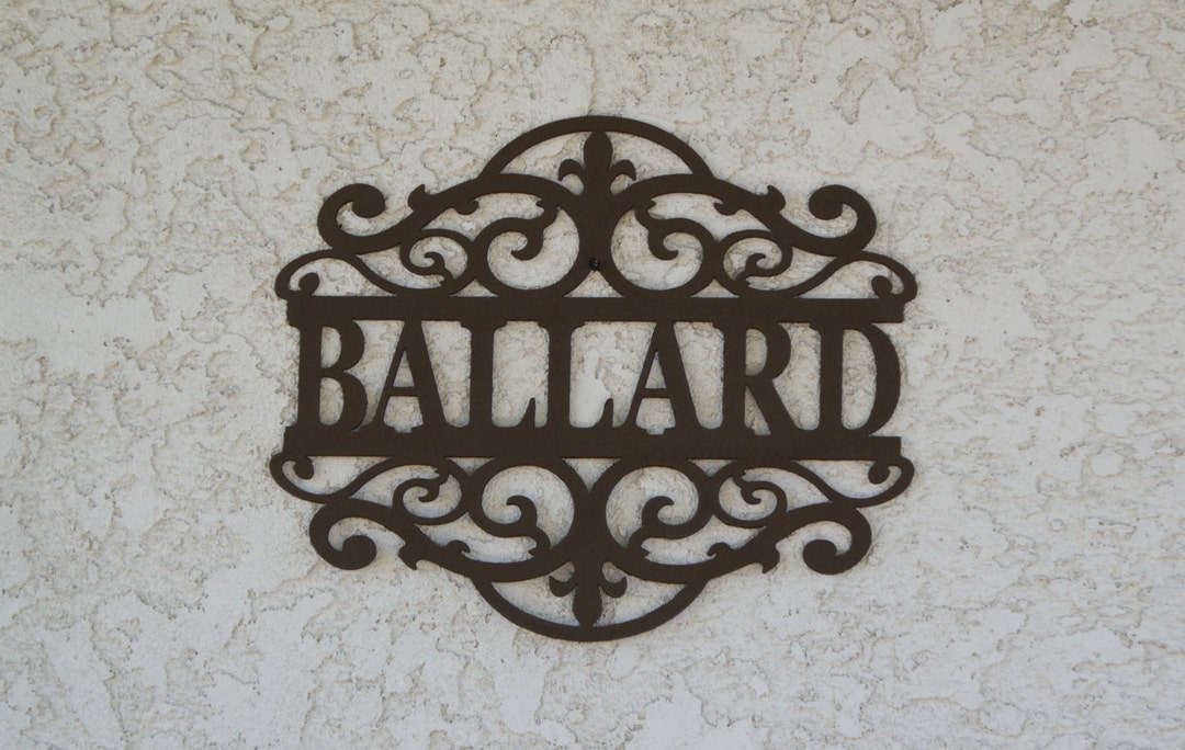 Personalized Name Metal Sign Custom Metal Name Sign - Etsy