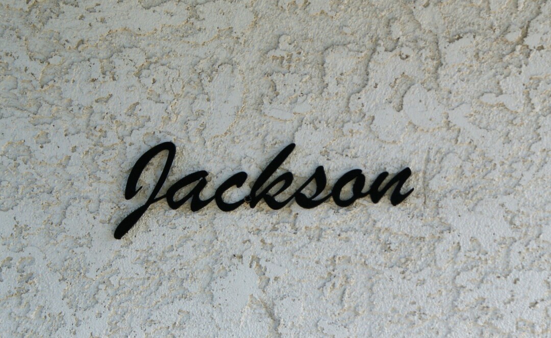 Personalized Family Last Name Metal Sign - Custom Metal Name Sign - Etsy