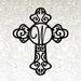 Monogram Cross Christian Cross Metal Cross - Etsy