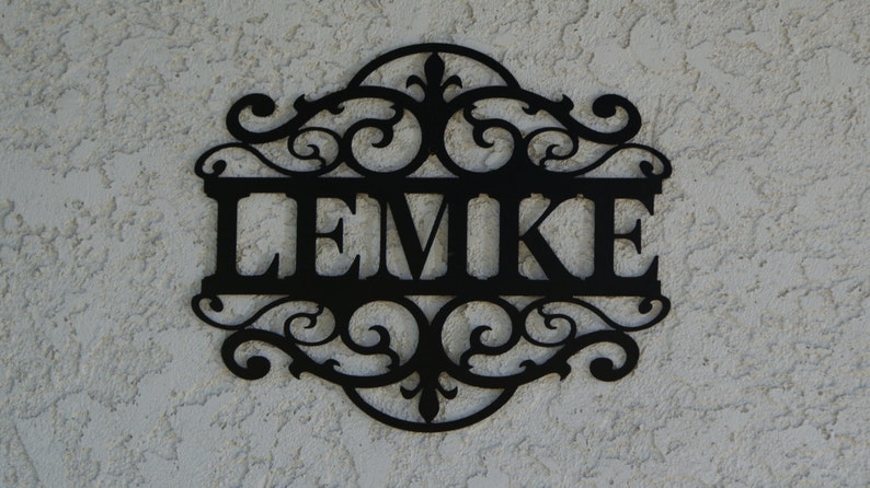 Personalized Name Metal Sign Custom Metal Name Sign - Etsy