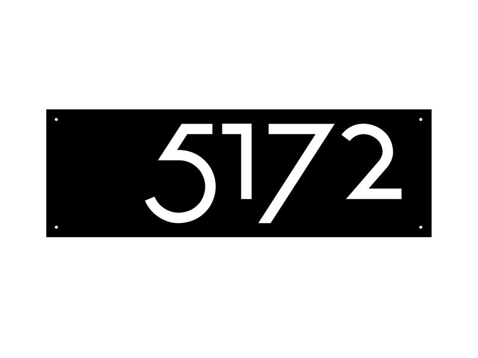 Personalized Address Metal Sign - Custom Address Sign - Etsy