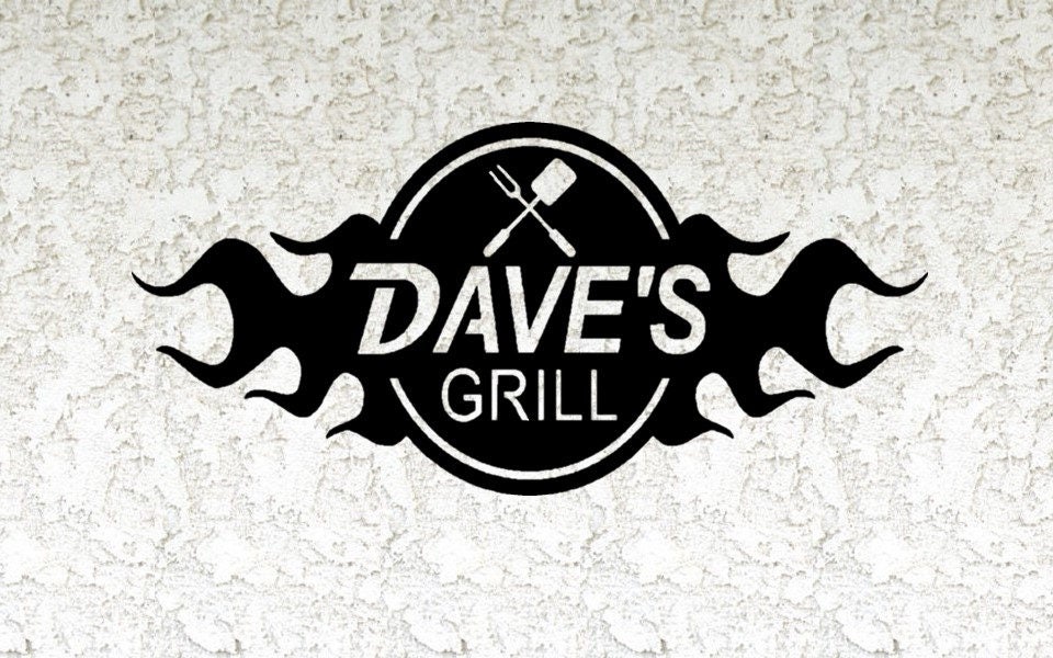 BBQ sign Personalized BBQ Metal Sign Custom BBQ sign | Etsy