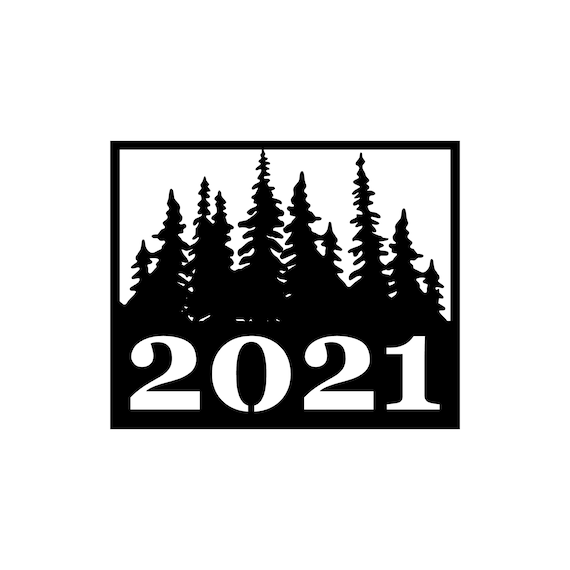 Pine Tree Address Sign Personalized Address Metal Sign | Etsy