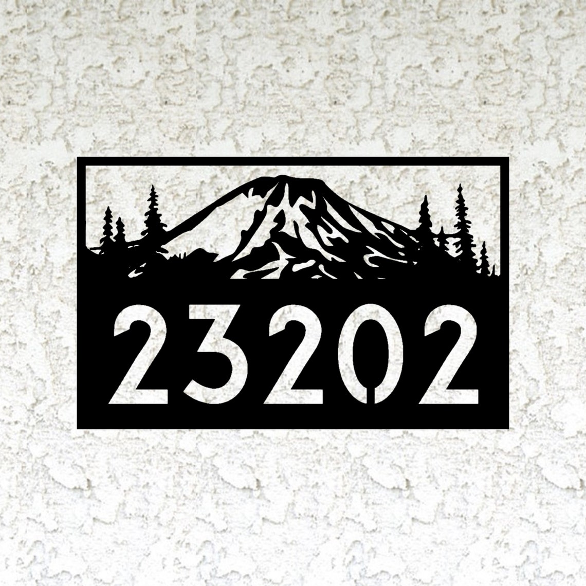 Personalized Mountain Name Metal Sign Custom Metal Name Sign - Etsy