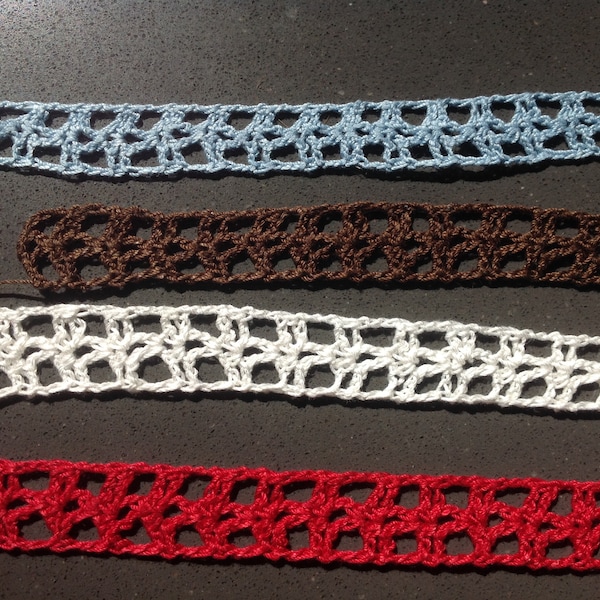Crochet Ribbon - Etsy