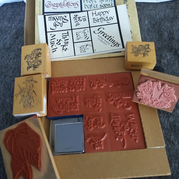 Lily Rubber Stamp - Etsy