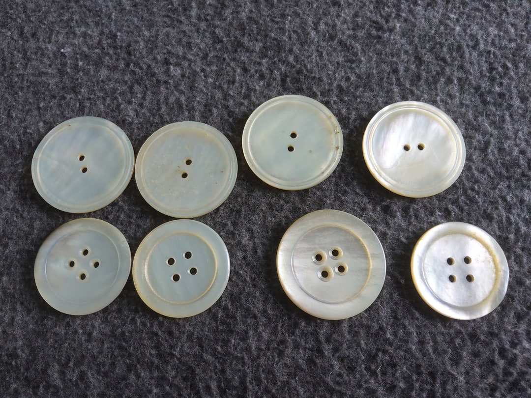 MOP Buttons (8), 2 Holes, 4 Holes - Etsy