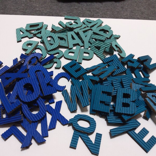 Cardboard Letters - Etsy