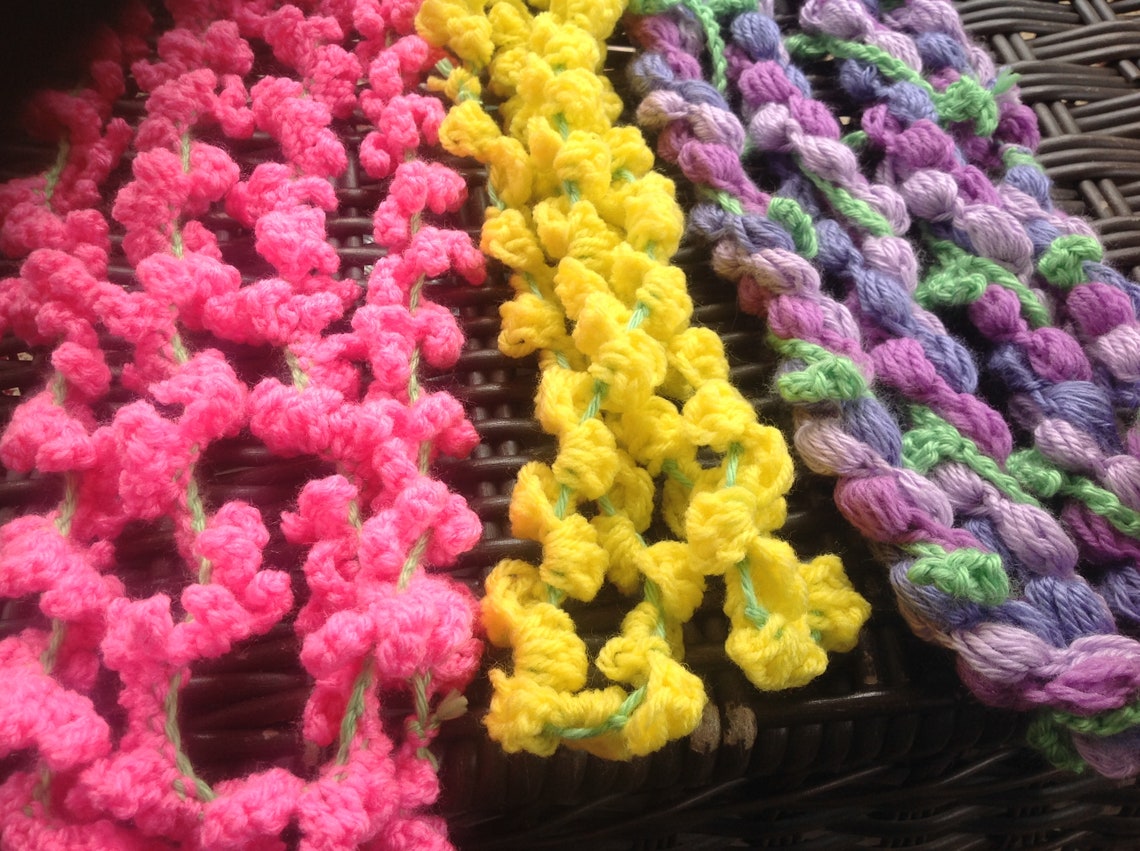 Crochet Lei, Various Designs - Etsy