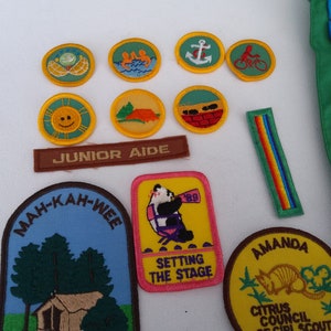 Girl Scout Sash With Badges - Etsy