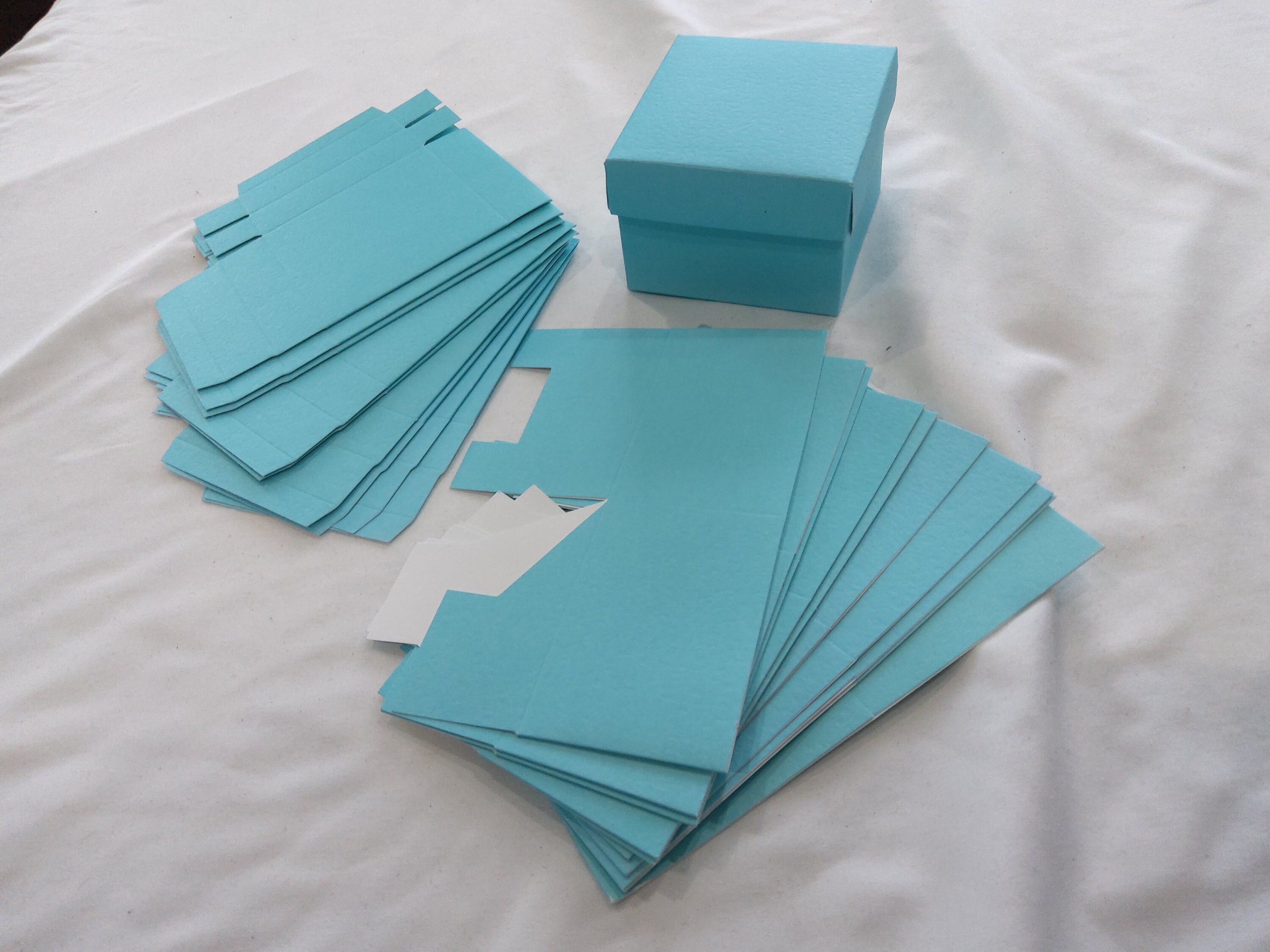 Unfolded And Folded Boxes