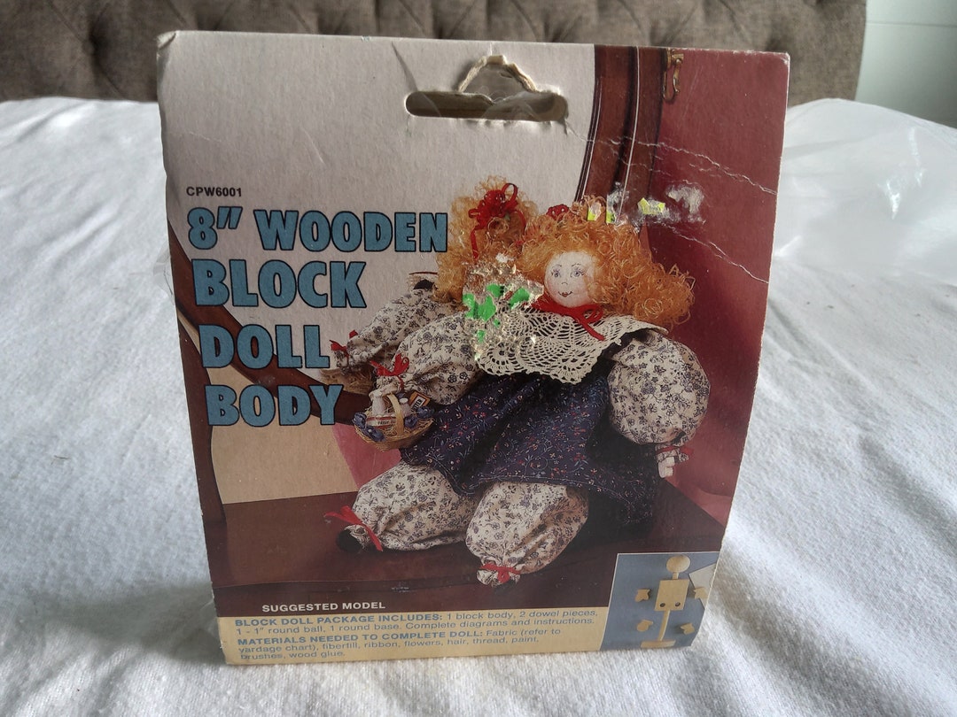 Wooden Block Doll Body 2 8 - Etsy
