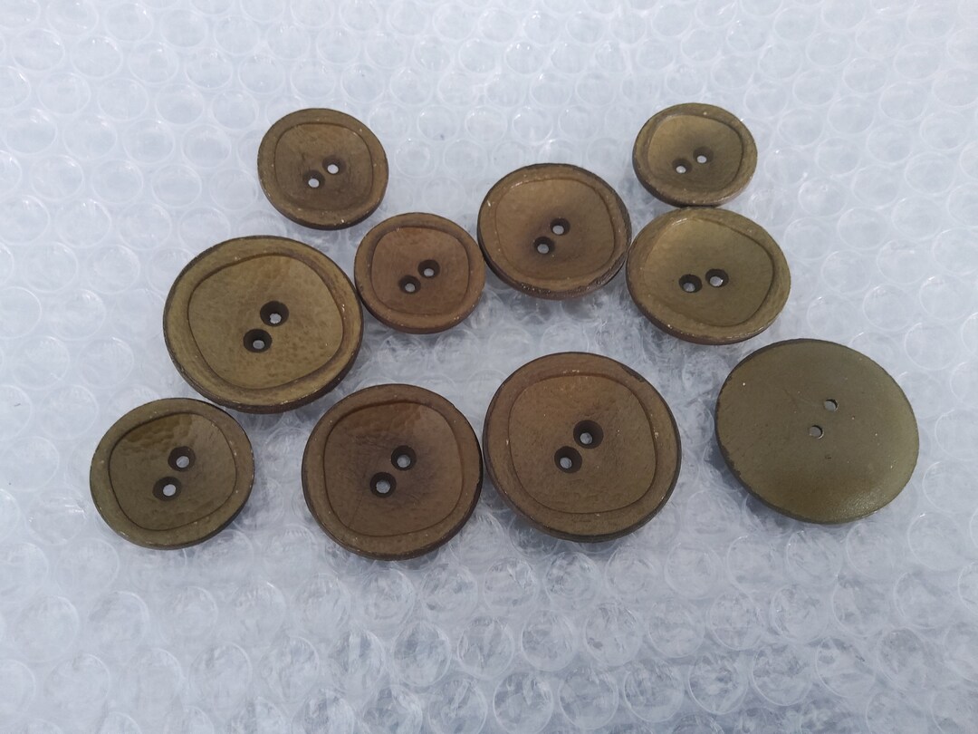 Olive Buttons (10) 3 Sizes, Same Design - Etsy