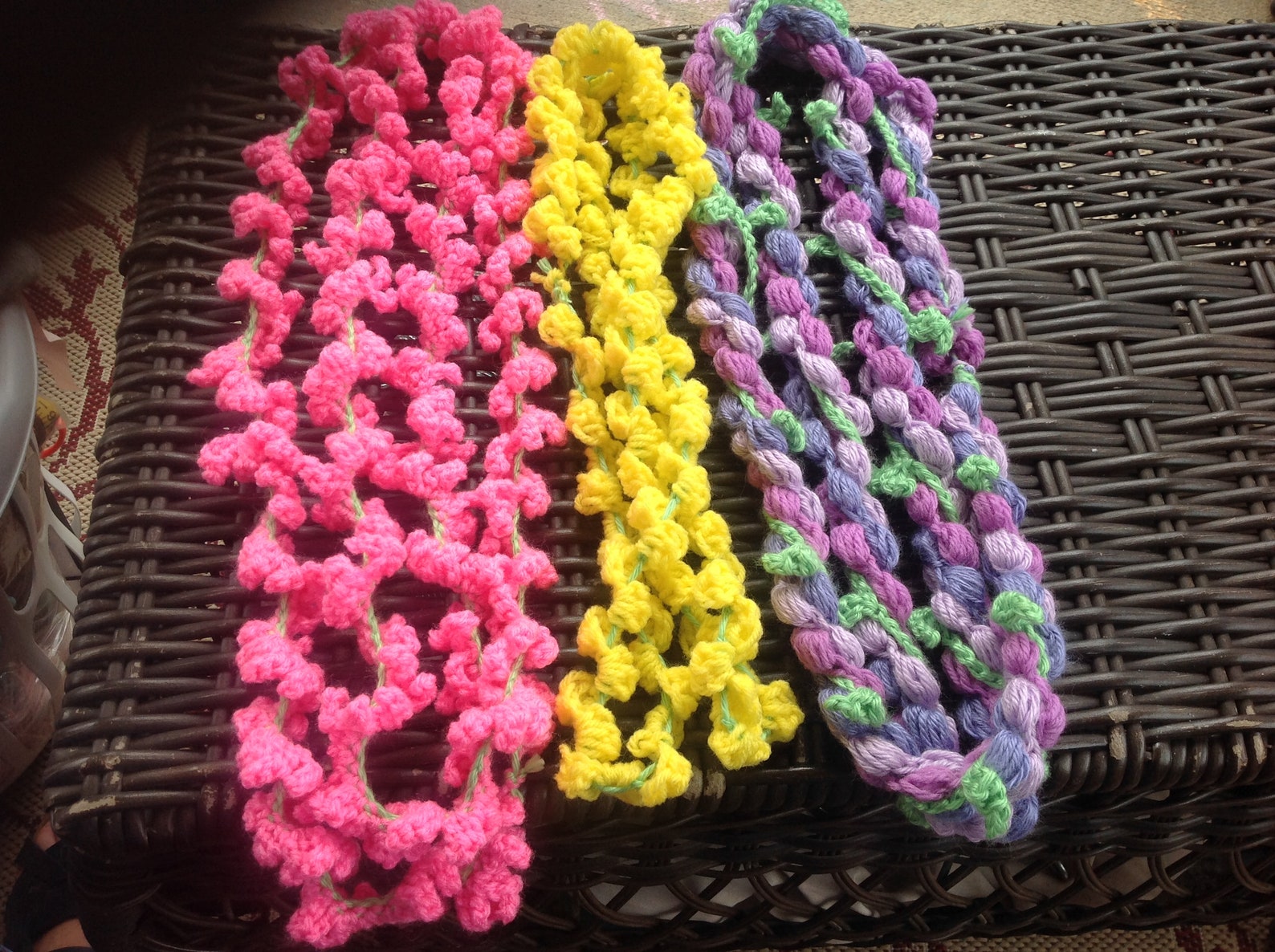Crochet Lei Various Designs - Etsy