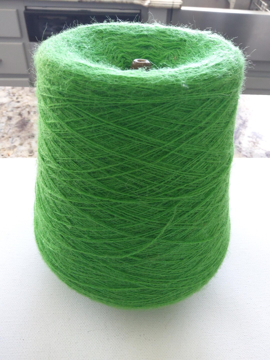 Green Yarn on Cone - Lace Weight - Etsy
