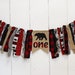 Lumberjack Buffalo Plaid High Chair Banner, Lumberjack 1st Birthday ...