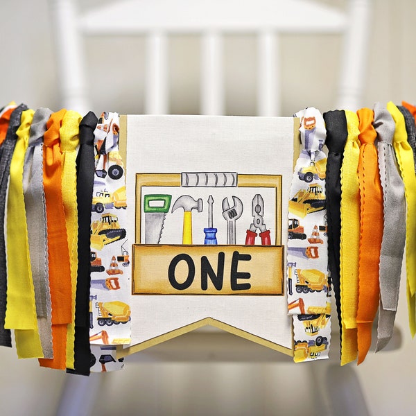 Construction Tool Birthday Banner - Etsy