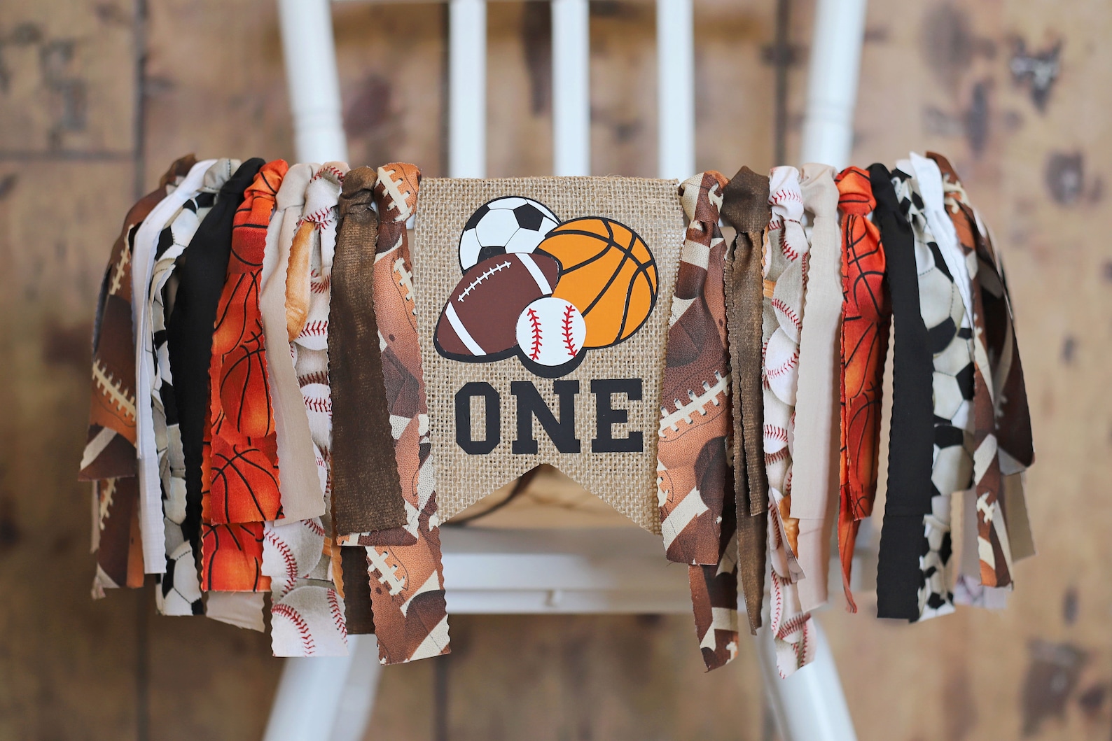 Sports Balls High Chair Banner and Hat Sports Balls First - Etsy