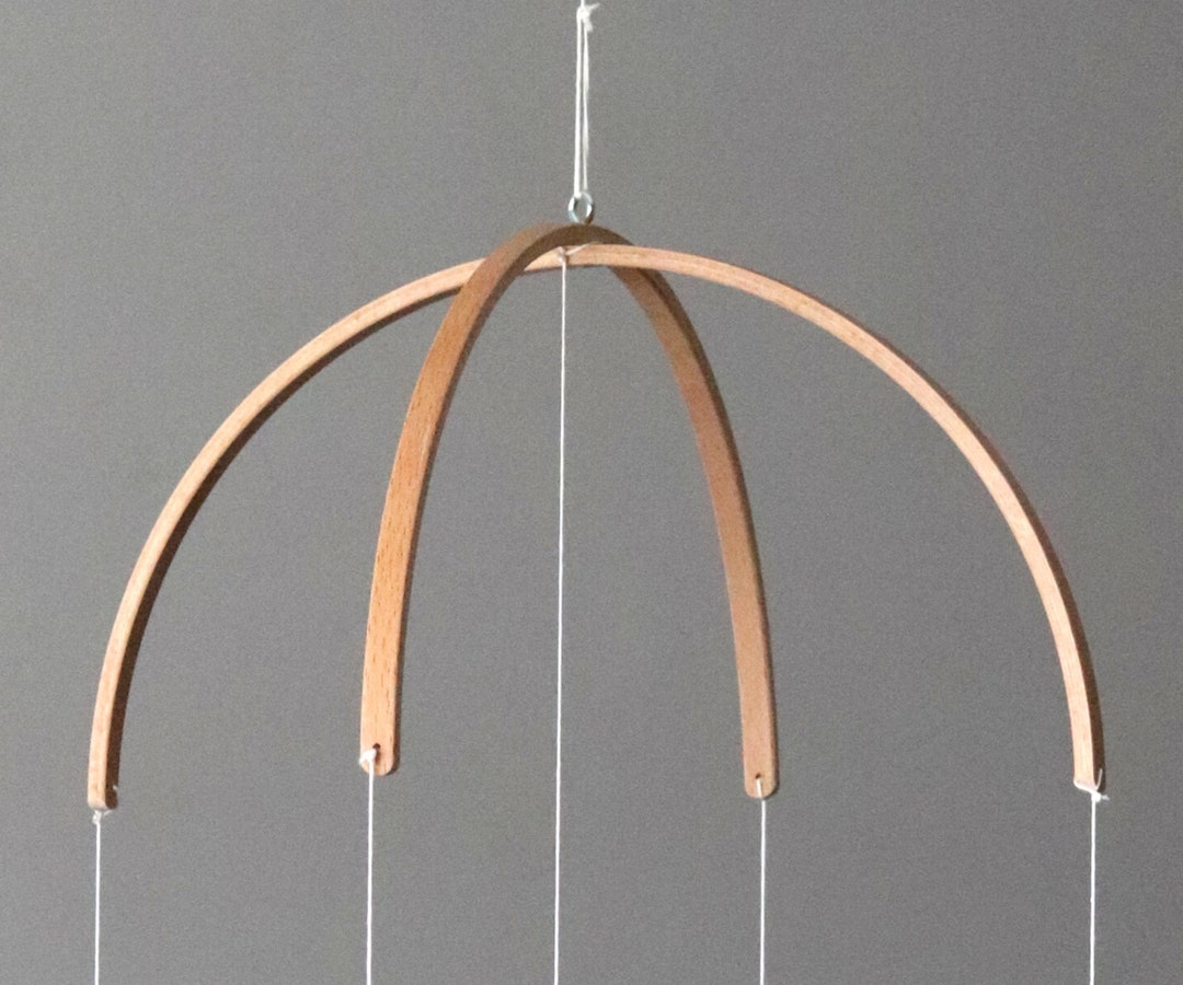 Beech Wood Arch Baby Mobile Hanger - 10 Inch Crib Mobile Frame - Etsy