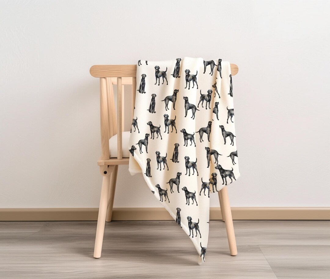 Black Lab Baby Blanket - New Baby Gift - Dog Lover - Baby Shower Gift ...