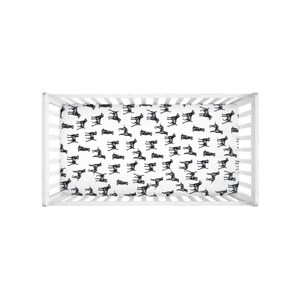 Black Lab Standard Fitted Crib Sheet. Dog Nursery. Dog Lover Baby ...