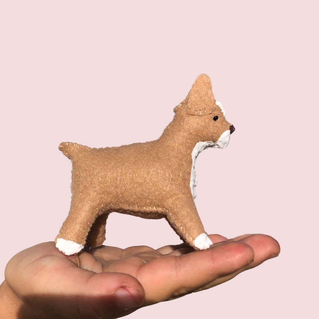 PNG Pattern French Bull Dog stuffed Animal Frenchie Christmas Ornament ...