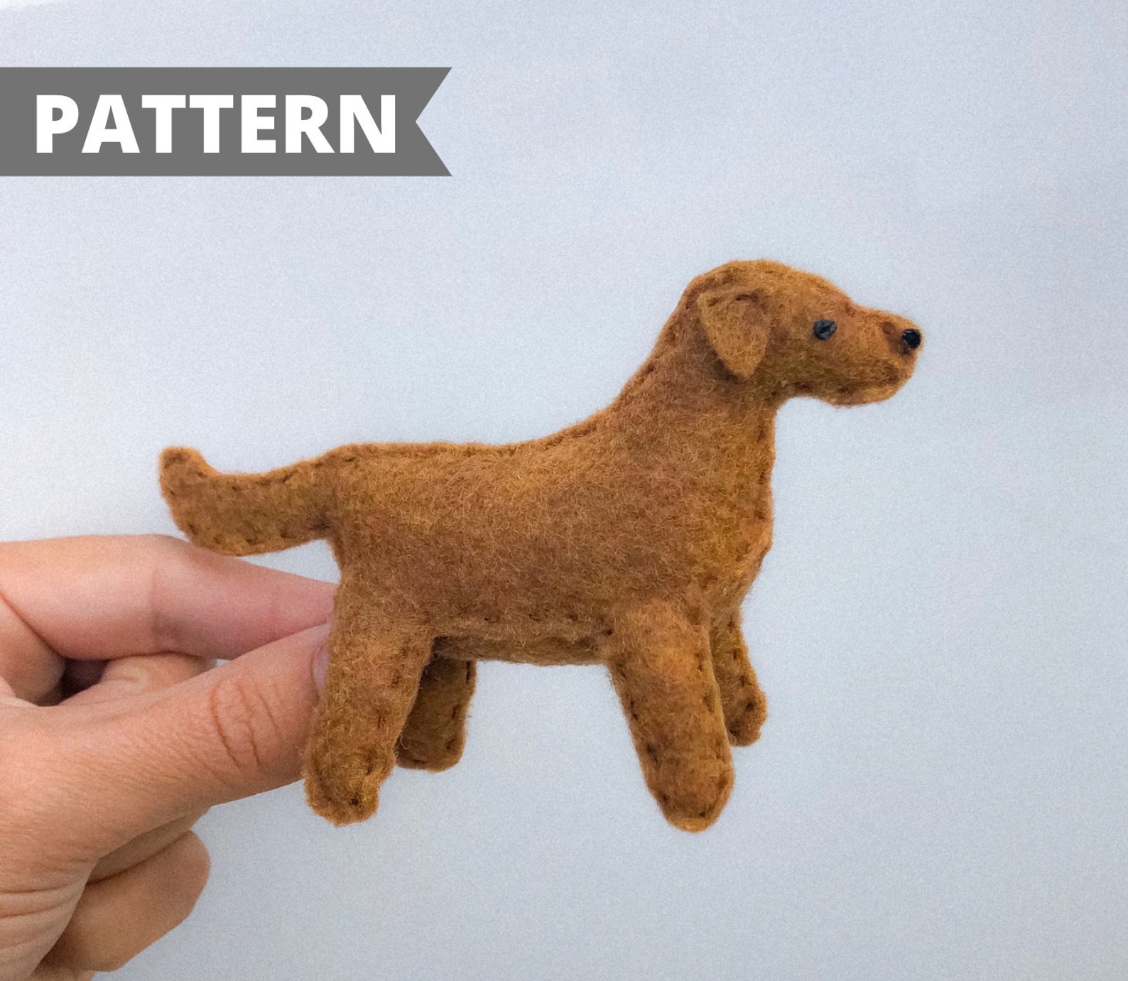 Pattern Puppy Dog Pattern Stuffed Animal Retriever Labrador - Etsy