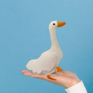 Felt Goose Sewing Pattern: DIY Ornament, Baby Mobile (PDF & PNG) - Etsy