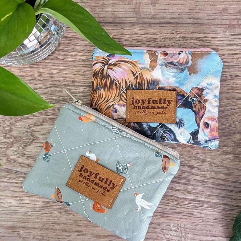 Quilted Zipper Pouch - Etsy