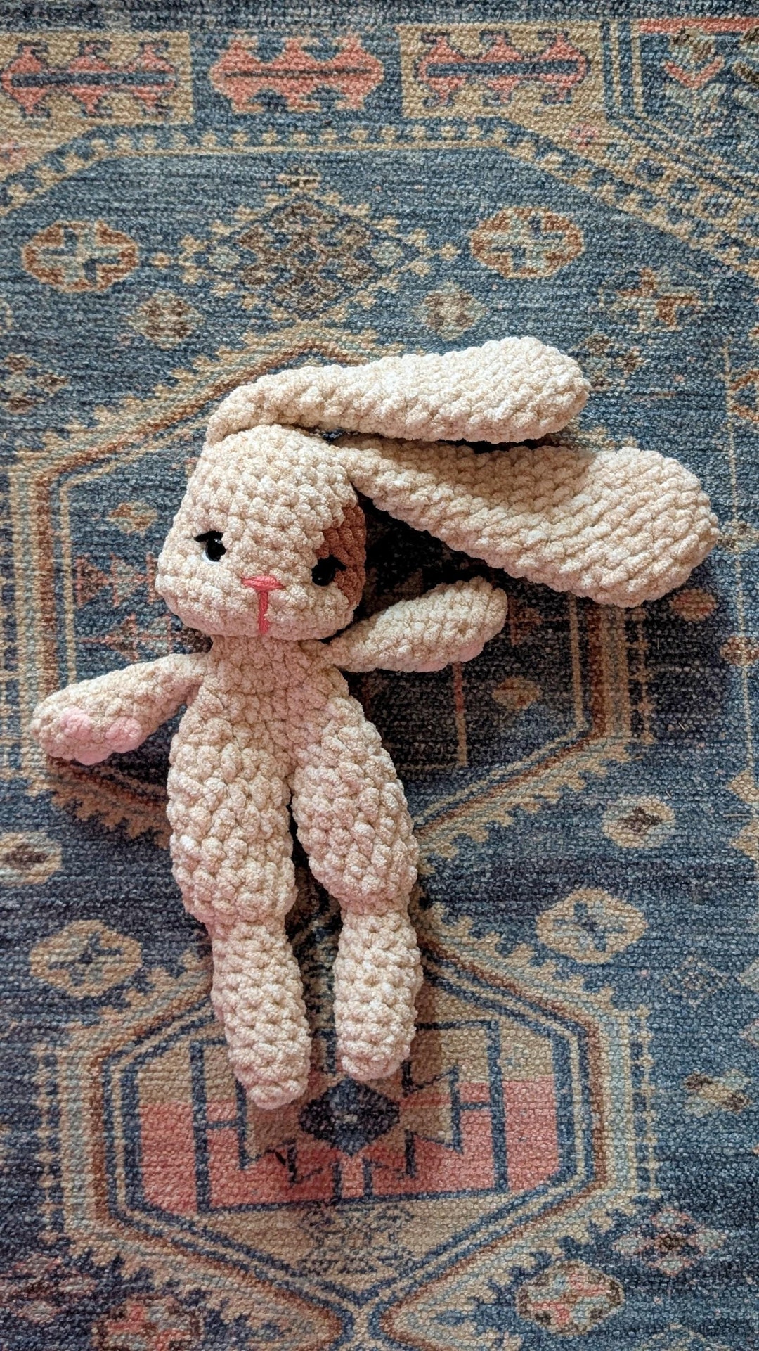 Bunny Lovey | Neutral Whimsical Bunny Rabbit Lovey | Easter Basket ...