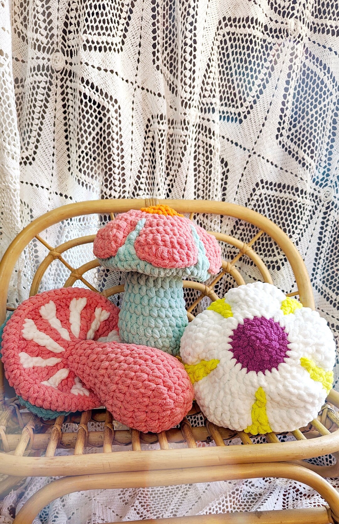 Bloom Shroom | Flower Mushroom Plush Accent Piece | Groovy Mushie ...