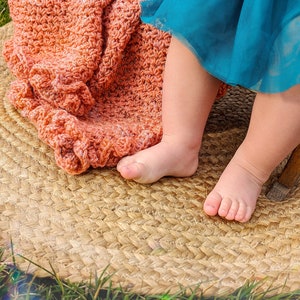 Baby Sprout - the Ruffled-edge Baby Blanket Crochet Pattern | Crochet ...
