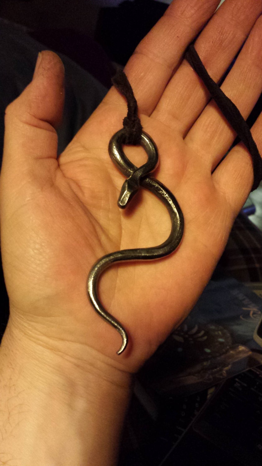 Snake pendantgift for snake lover6th year anniversary gift | Etsy